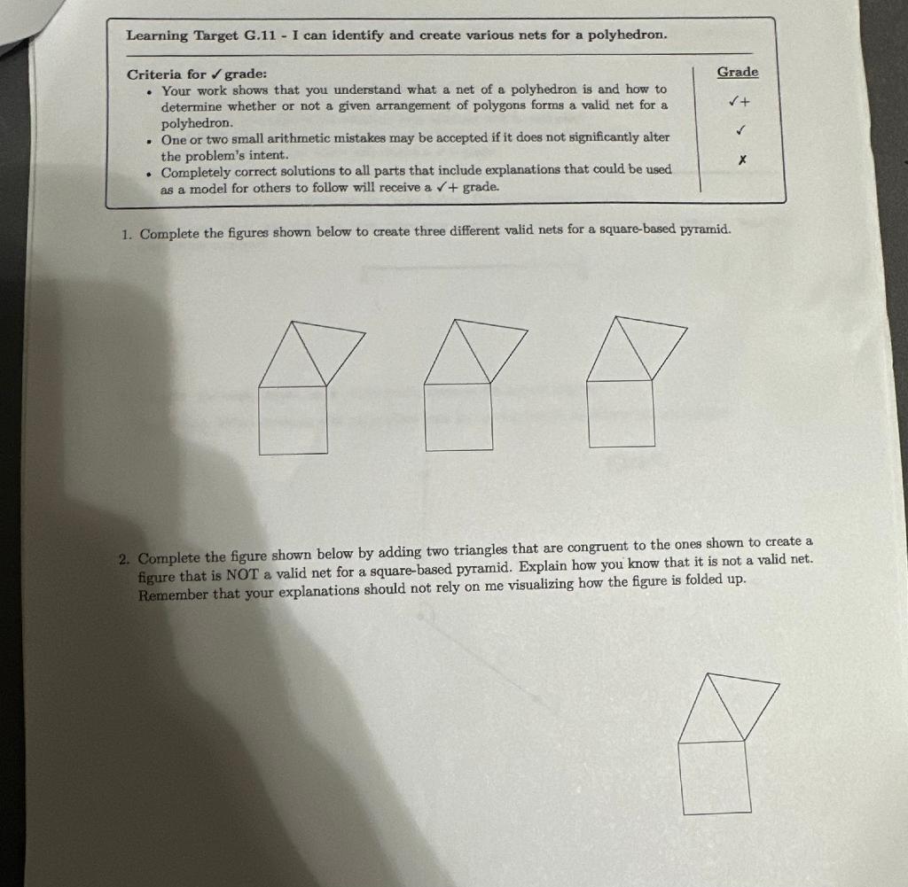 Solved 1. Complete the figures shown below to create three | Chegg.com