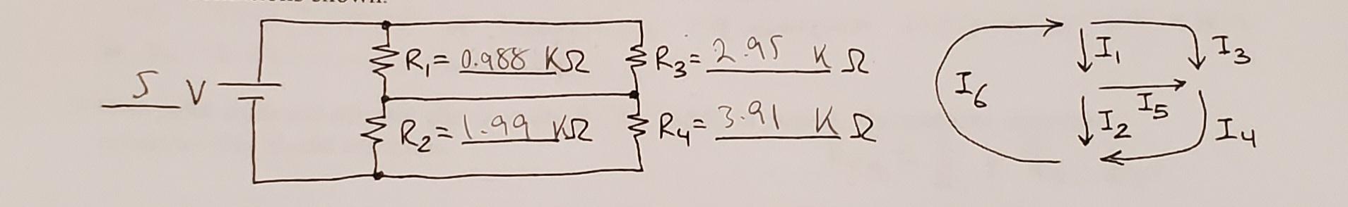 Solved Write three loop equations and solve them to find | Chegg.com