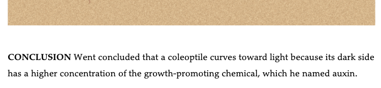 Solved What part of a grass coleoptile senses light, and how | Chegg.com