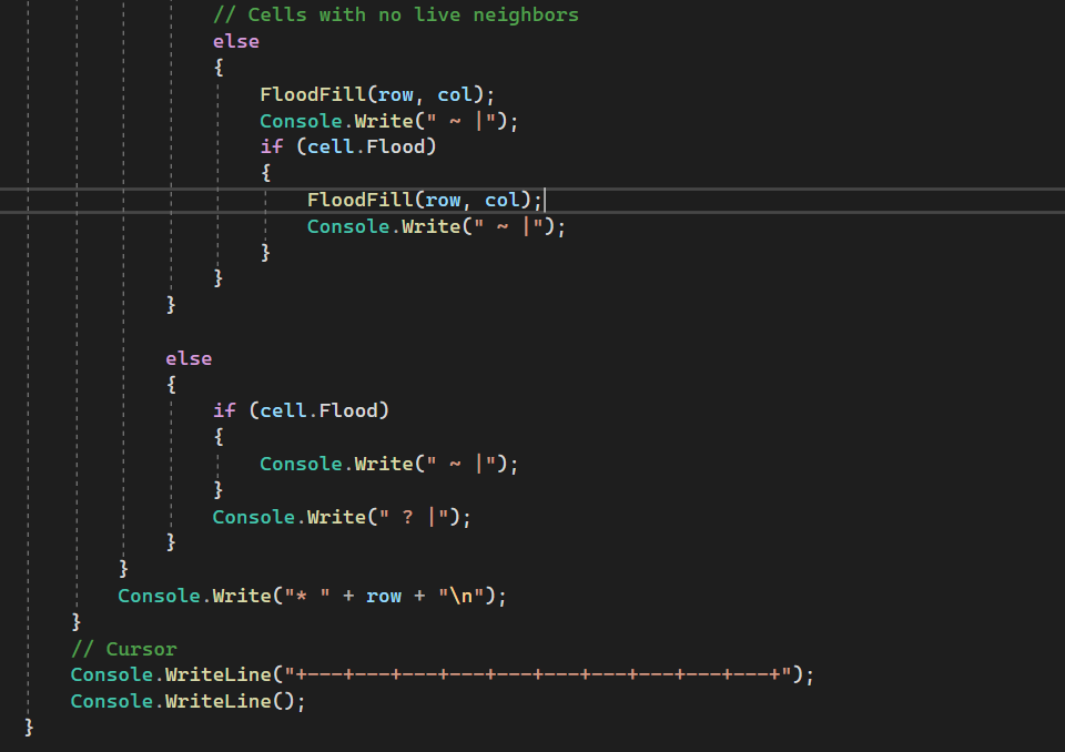 Solved Dublic void FloodFill(int row, int col) /*if | Chegg.com