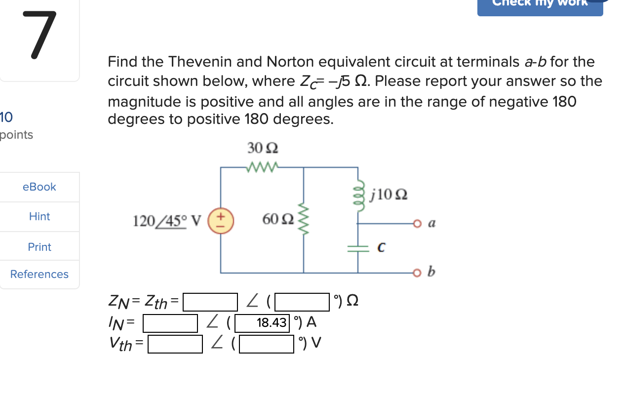 Solved Find the Thevenin and Norton equivalent circuit at | Chegg.com