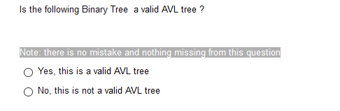 Solved Is the following Binary Tree a valid AVL tree? E Р J | Chegg.com