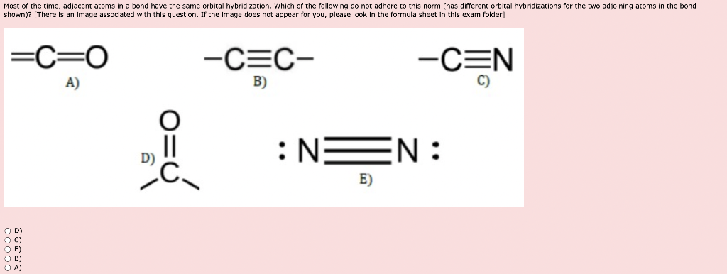 Solved Most of the time, adjacent atoms in a bond have the | Chegg.com