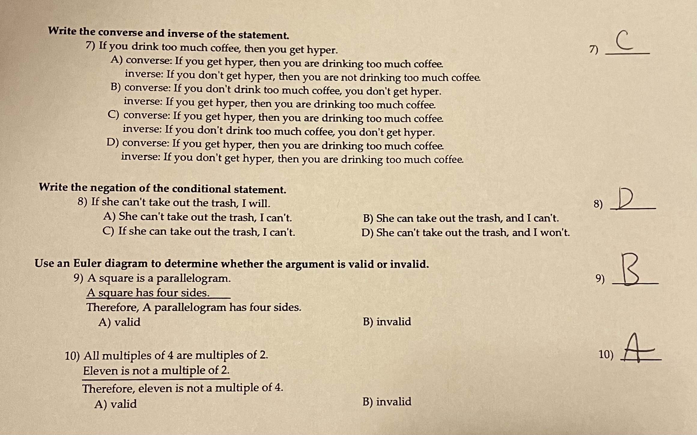 Solved What is the work/ formula for each individual | Chegg.com