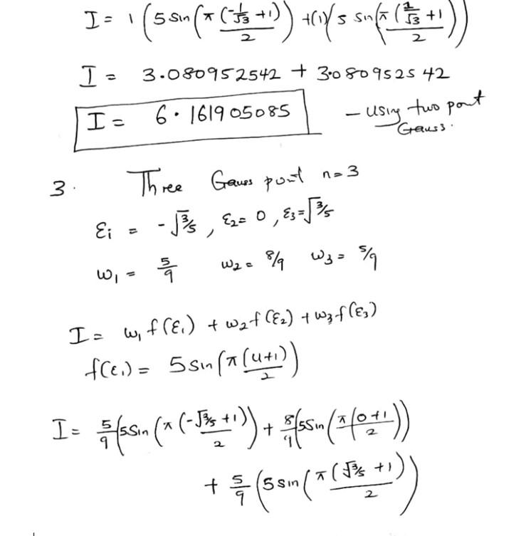the integrand and the limits are given by | Chegg.com