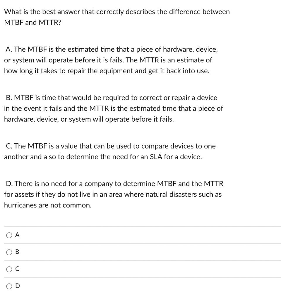 Solved A CISSO must understand the different types of | Chegg.com