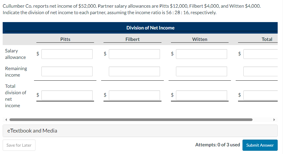 Solved Fill In Table Chegg