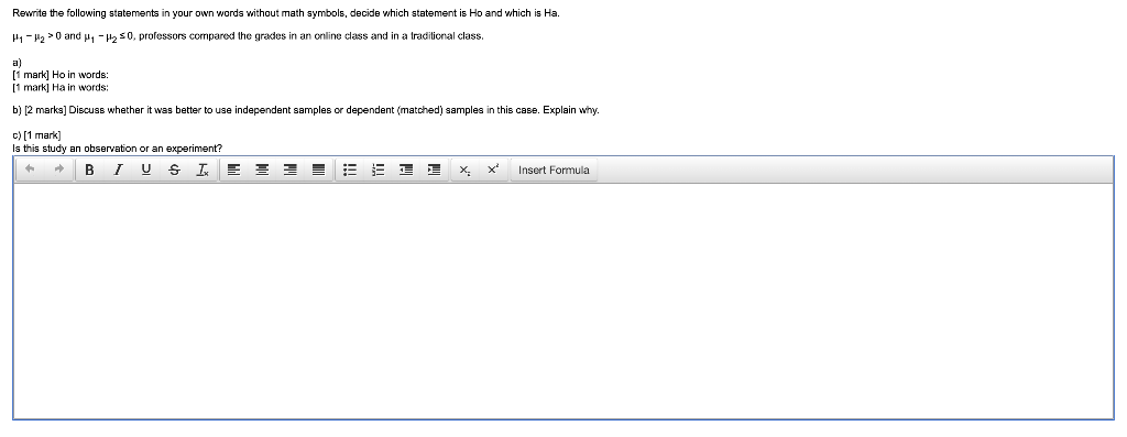 Solved Rewrite the following statements in your own words | Chegg.com