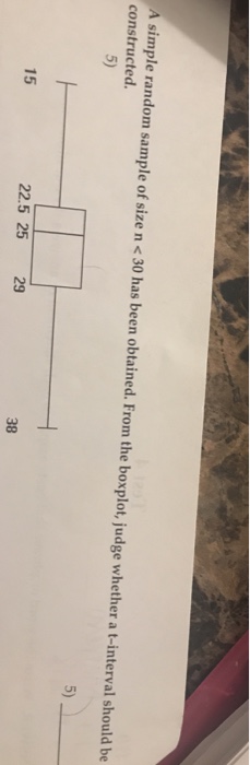 Solved a simple random sample size n
