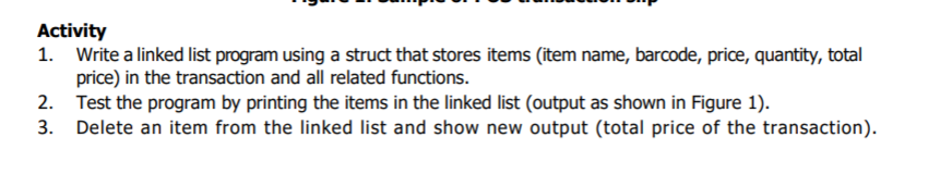 Solved Lab Assignment 1 Exercise 3: Building a Point of | Chegg.com