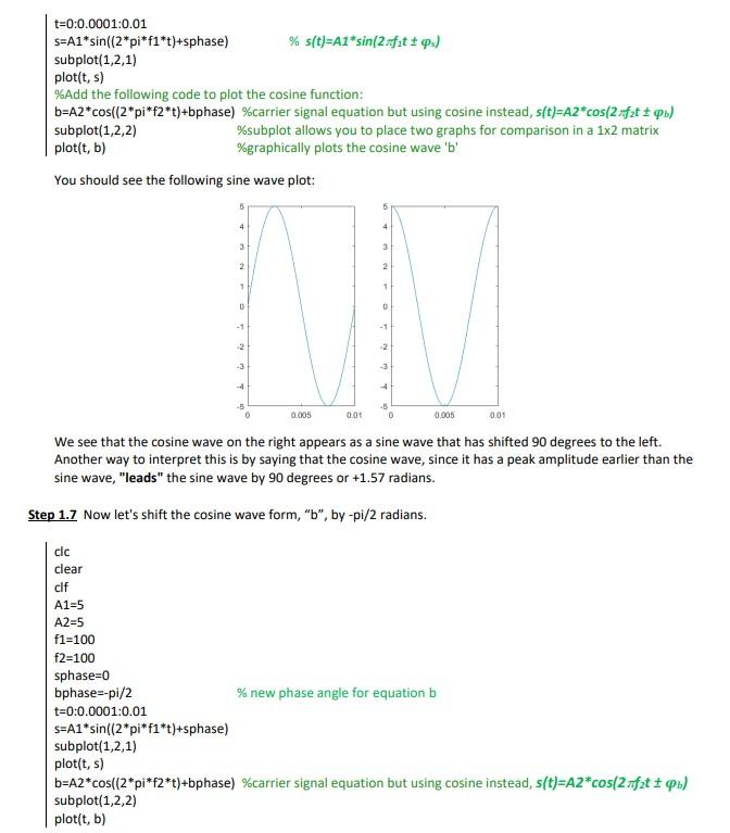 Solved Part 1 Matlab Fundamentals Step 11 Open The Matlab 3592