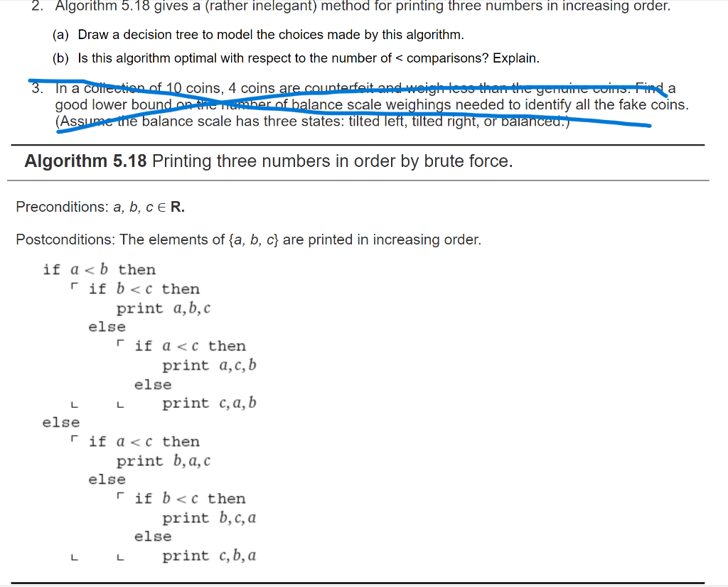 2. Algorithm 5.18 gives a (rather inelegant) method | Chegg.com