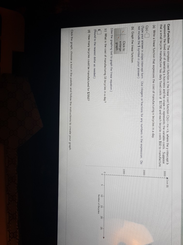 Solved Cost Function The Simplest Cost Function Is The