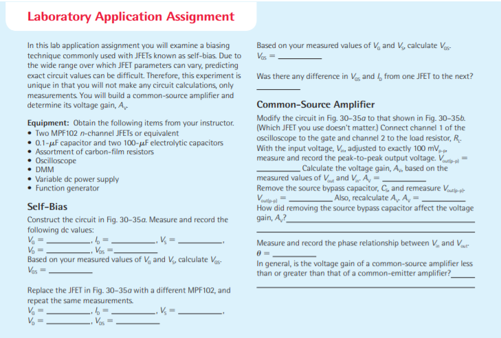 Laboratory Application Assignment Based On Your 8867