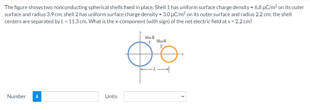 Solved The figure shows two nonconducting spherical shells | Chegg.com
