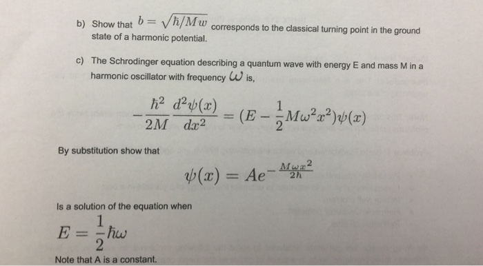 Solved Problem 3 a) Sketch the wave function for the ground | Chegg.com
