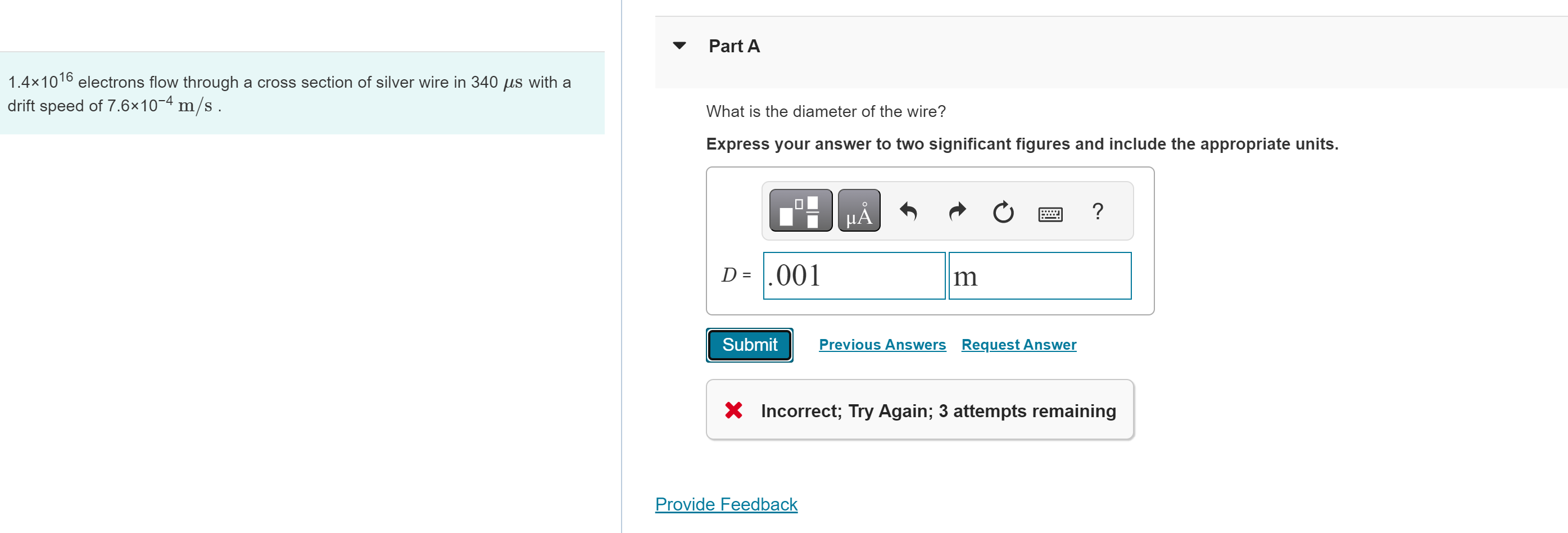 Solved Problem 27.53 - Enhanced - with Hints and Feedback | Chegg.com