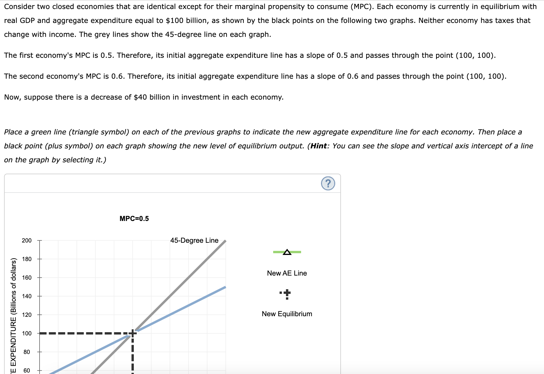 Solved Consider two closed economies that are identical | Chegg.com