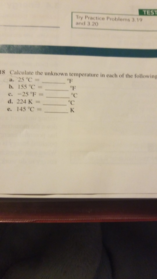 Solved TEST Try Practice Problems 3.19 and 3.20 s Calculate | Chegg.com