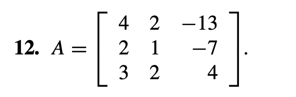 Solved For Problems 5−18, determine A−1, if possible, using | Chegg.com