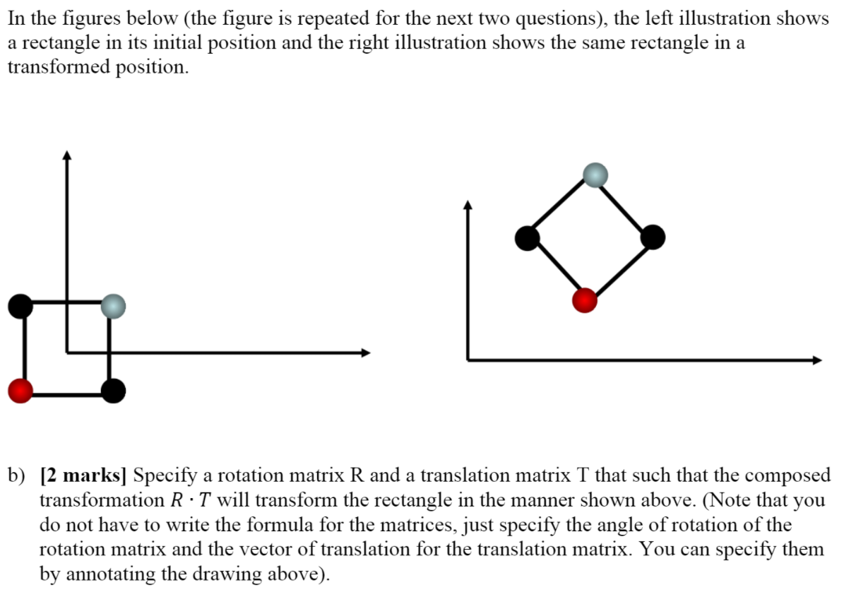 Question #2 [6 marks] Transformations The Mathematics | Chegg.com