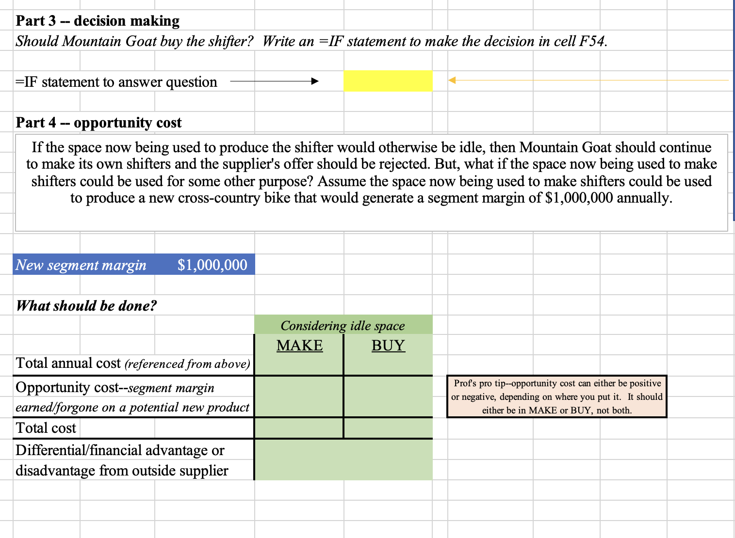 Solved Part 1 -- identify relevant costs Place a " Y " next | Chegg.com