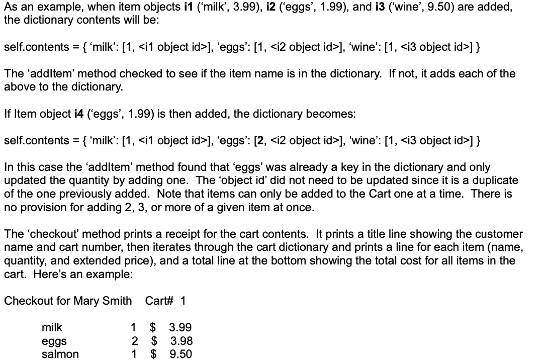 Solved In this assignment you are to create a class called | Chegg.com