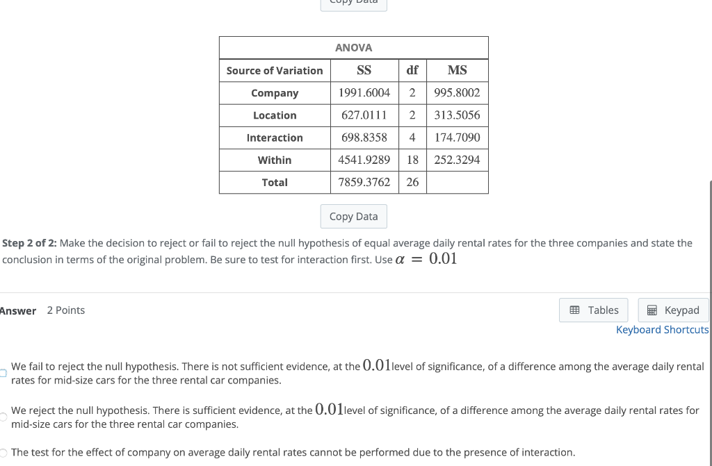 Solved The following table contains the results of a survey | Chegg.com