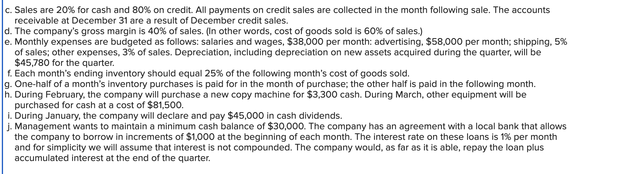 Complete the cash budget. (Cash deficiency, | Chegg.com