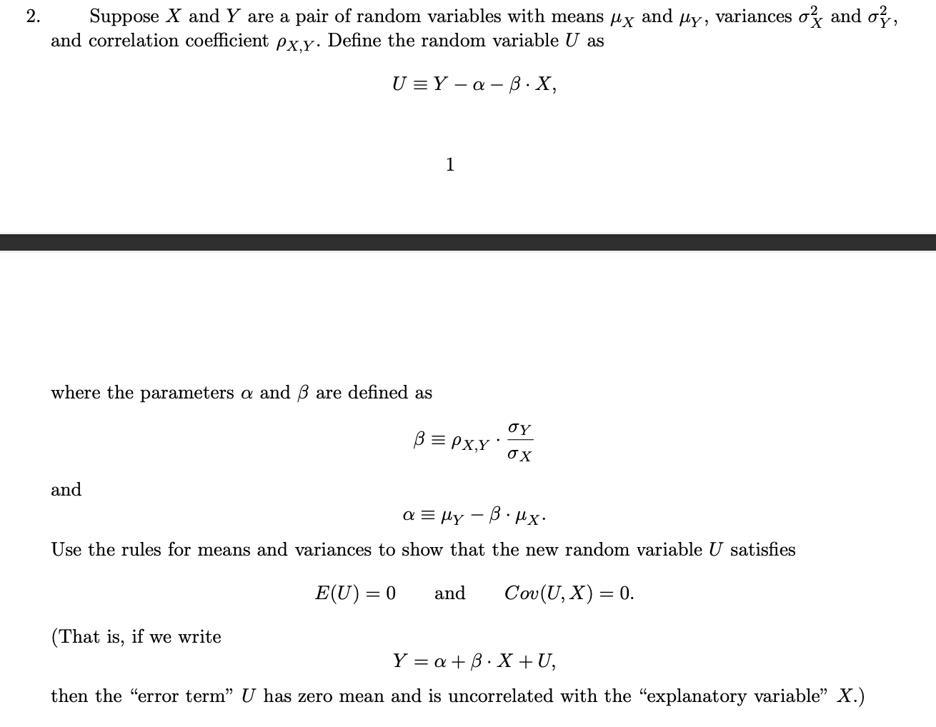 Solved 2. Suppose X and Y are a pair of random variables | Chegg.com