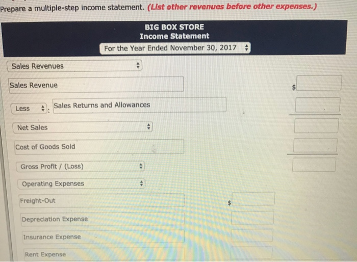 Solved Problem S-3A (Part Level Submission) Big Box Store Is | Chegg.com