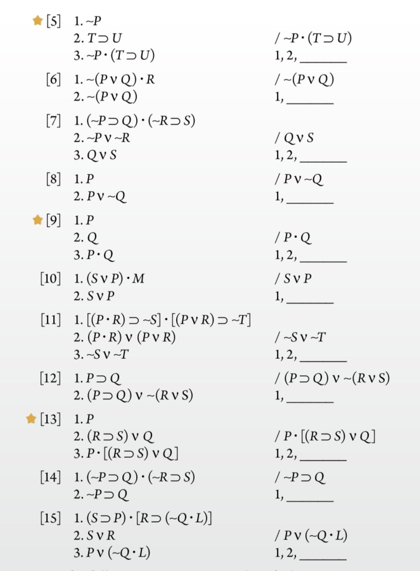 Solved I. The following are more examples of what you may | Chegg.com