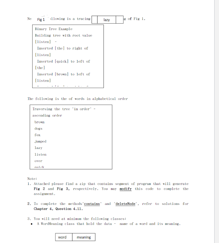 Solved Write a Java program that accepts words and their | Chegg.com