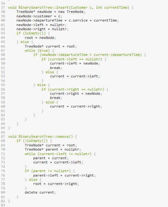 Hey! I need help finishing up the last bit of a C++ | Chegg.com