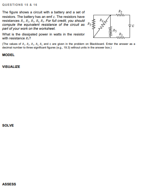 Solved The figure shows a circuit with a battery and a set | Chegg.com