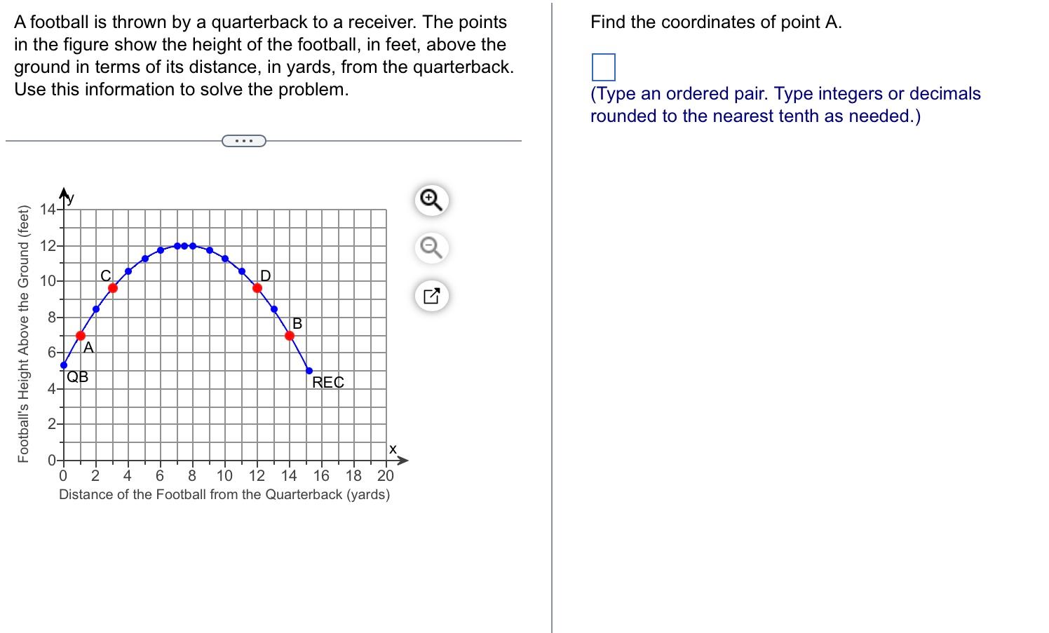 Solved A football is thrown by a quarterback to a receiver. | Chegg.com