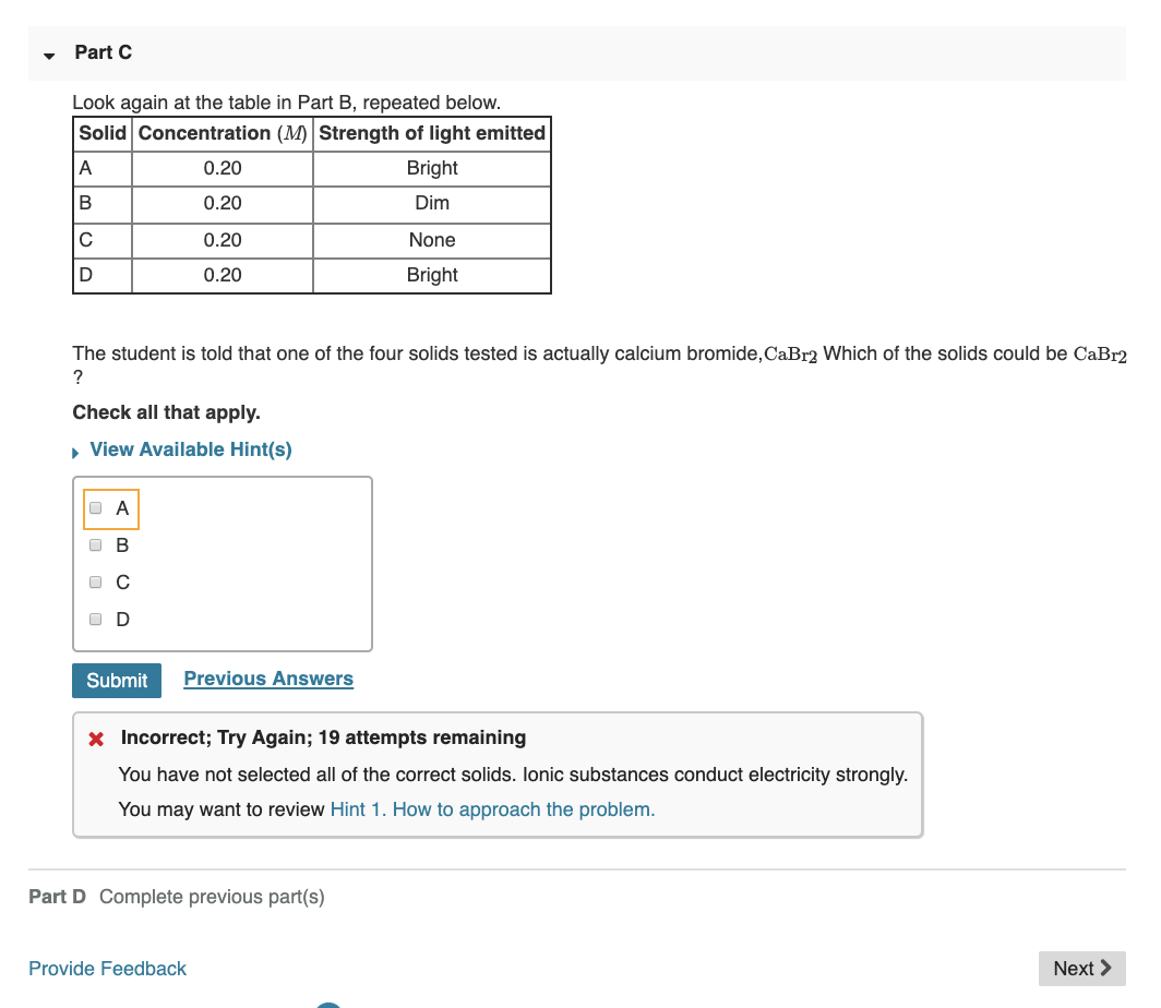 Solved A Review | Constants Periodic Table You may want to | Chegg.com Solved A Review | Constants Periodic Table You may want to | Chegg.com
