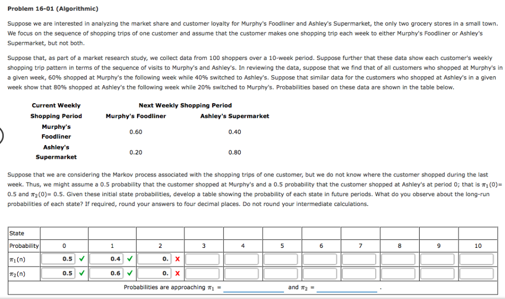 Solved Problem 16-01 (Algorithmic) Suppose we are interested | Chegg.com