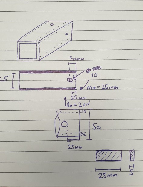 A piece of aluminium box section will be subject to a | Chegg.com