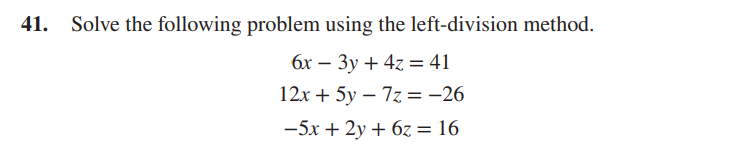 Solved 41. Solve the following problem using the | Chegg.com