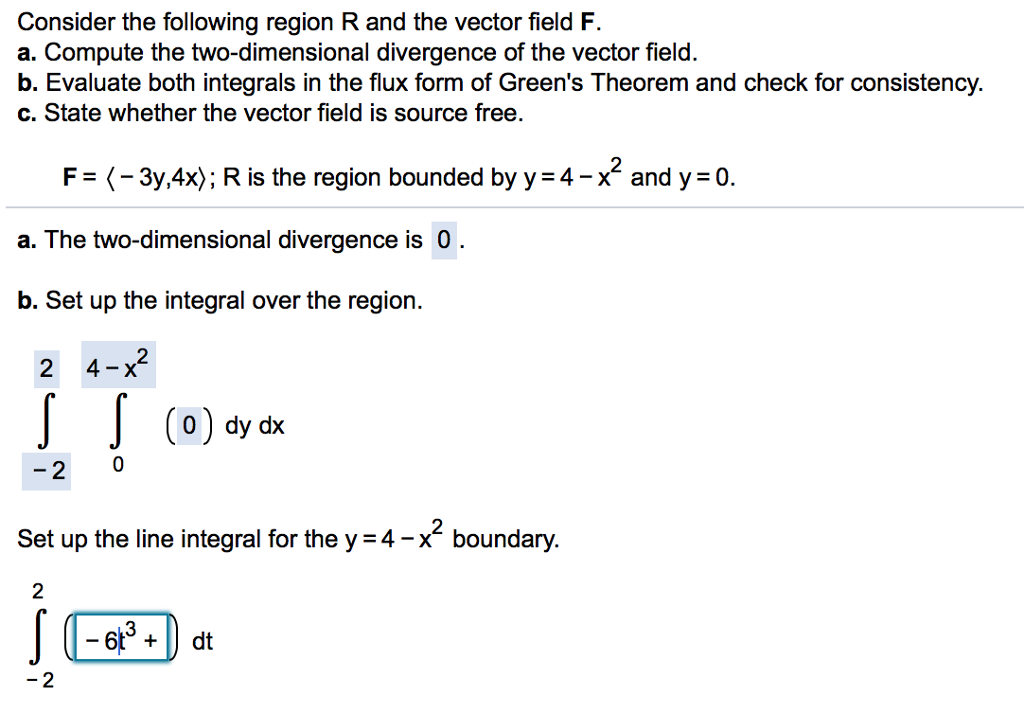 Solved Consider the following region R and the vector field | Chegg.com