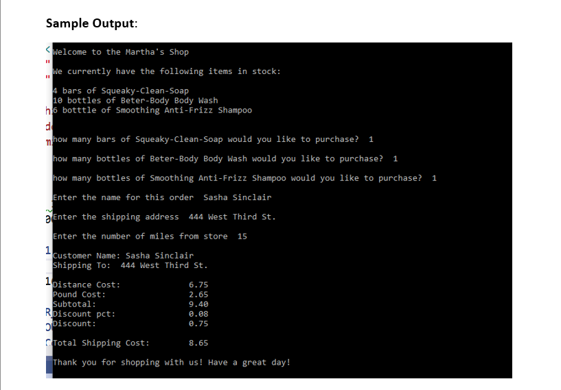 The project that is shared must have the code that | Chegg.com