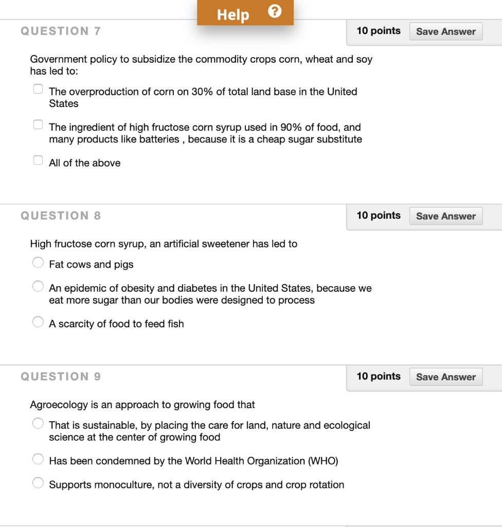 Solved Help © QUESTION 7 10 points Save Answer Government | Chegg.com