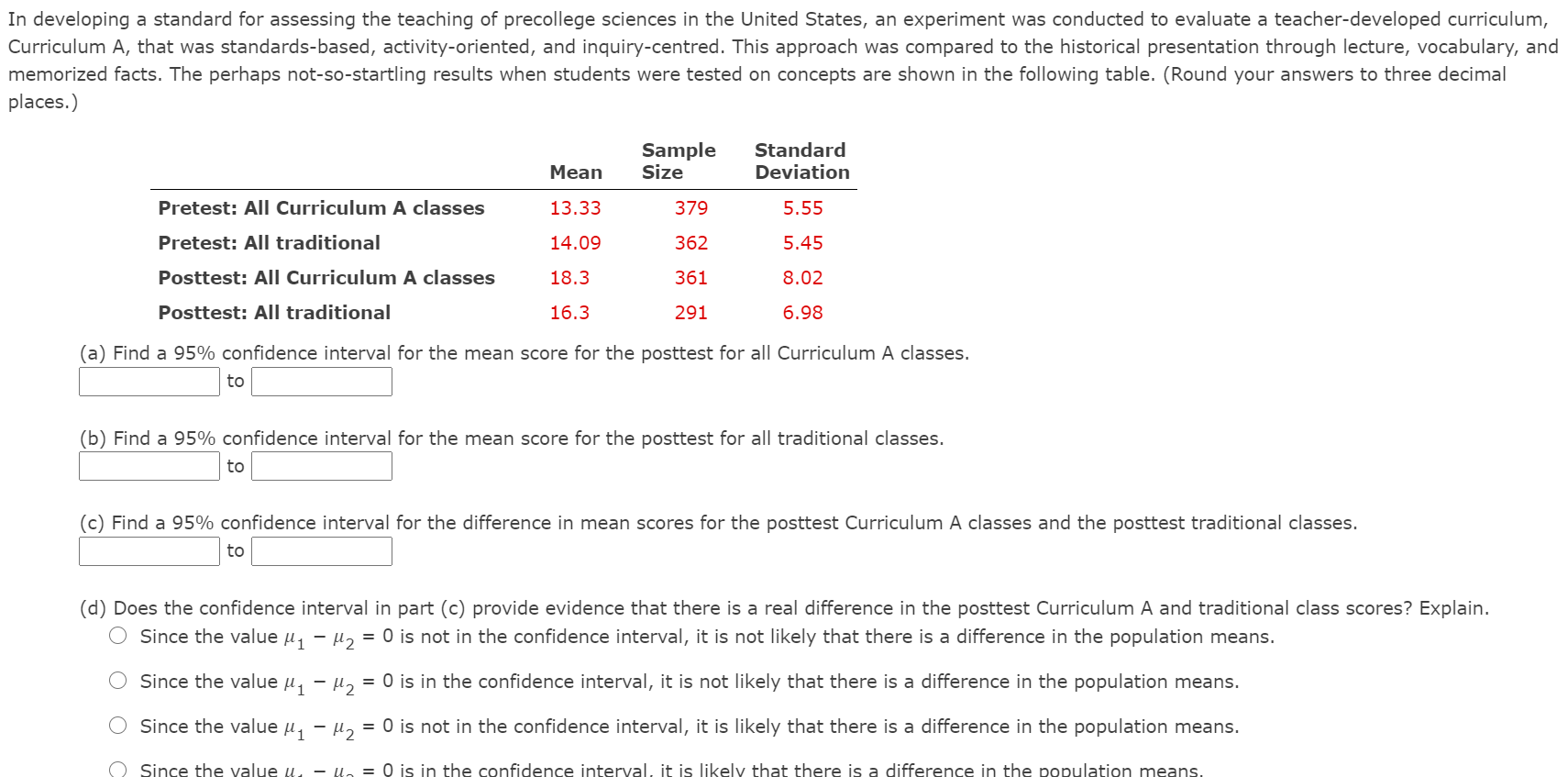 Solved In developing a standard for assessing the teaching | Chegg.com
