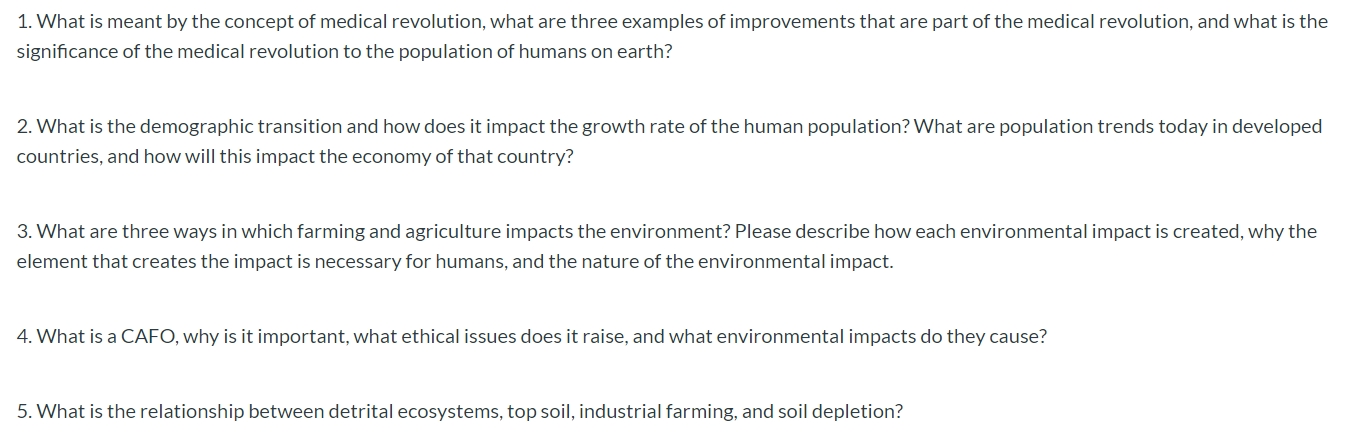 Solved 1. What is meant by the concept of medical | Chegg.com