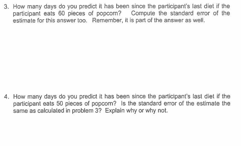 Solved 3. How many days do you predict it has been since | Chegg.com