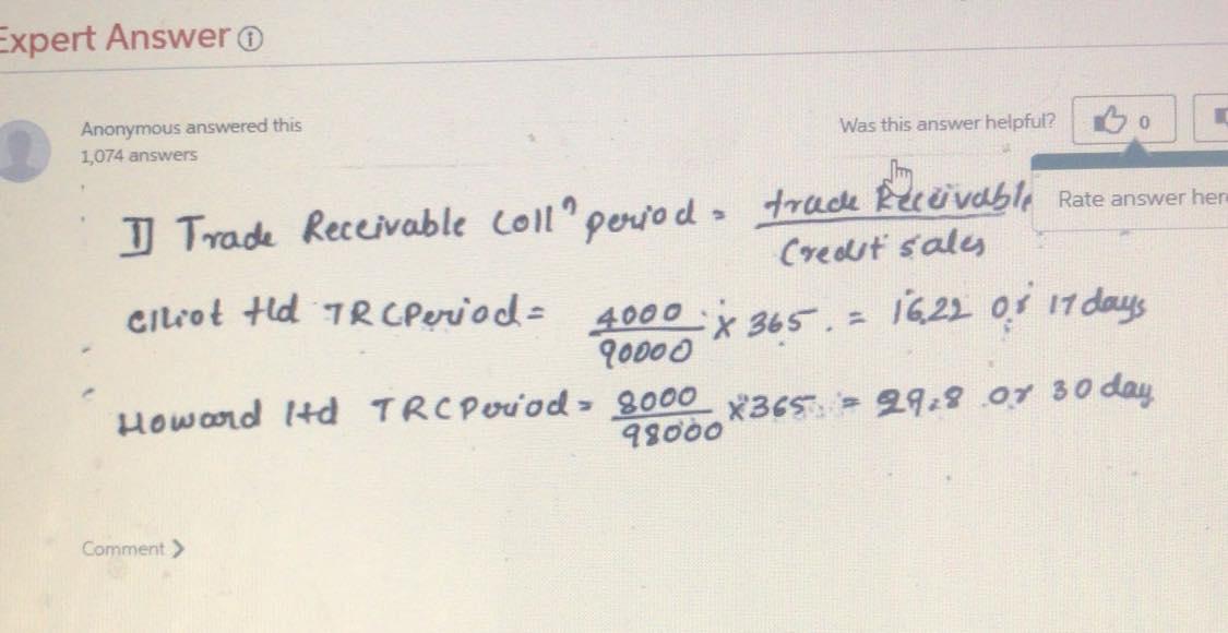 Solved Expert Answer Was this answer helpful? Anonymous | Chegg.com