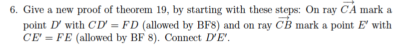 Solved 6. Give a new proof of theorem 19, by starting with | Chegg.com