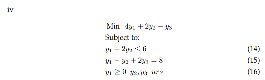 Solved Question 1[10pts each]: Determine the dual of the | Chegg.com
