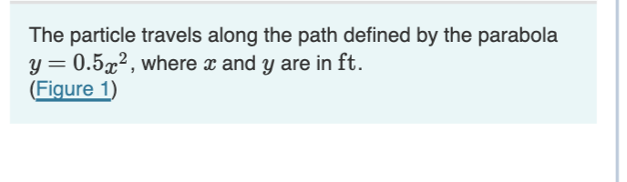 Solved The particle travels along the path defined by the | Chegg.com